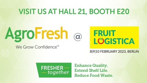 AgroFresh presentará su amplia gama de soluciones en Fruit Logistica