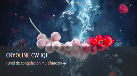 CRYOLINE CW IQF, túnel de congelación multifunción